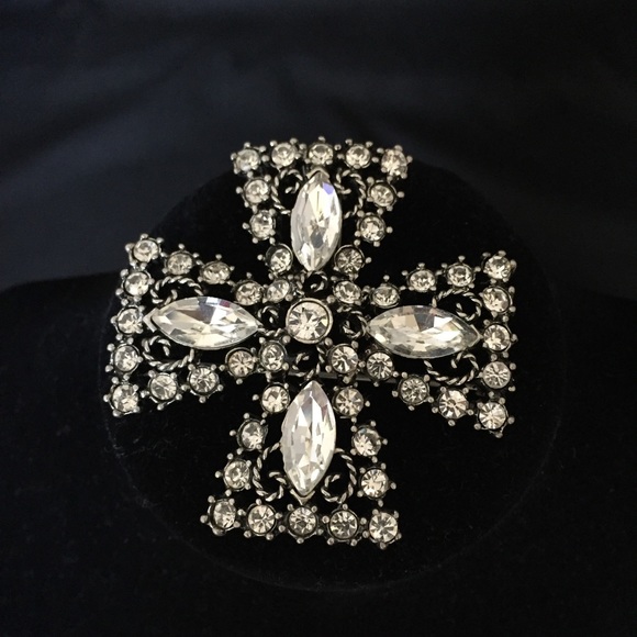 Premier Designs | Jewelry | Vintage Premier Designs Cross Brooch ...